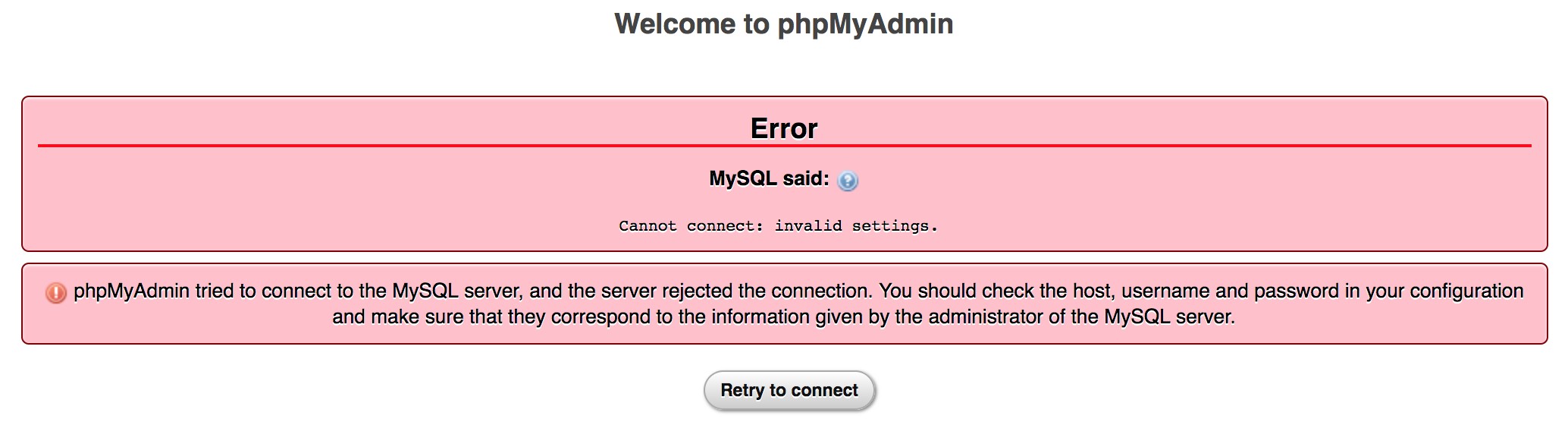  solved Suddenly Can t Connect To Local MySQL Server PhpMyAdmin